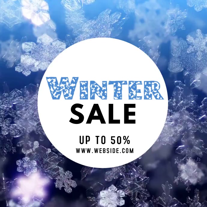 WINTER SALE Template | PosterMyWall