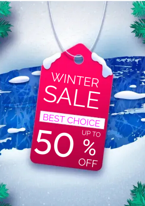 Winter sale Template | PosterMyWall