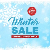 Winter Sale Ad Template | PosterMyWall