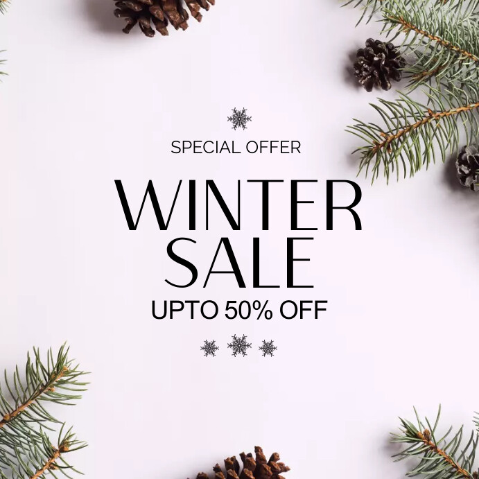 WINTER SALE FLYER POSTER TEMPLATE | PosterMyWall