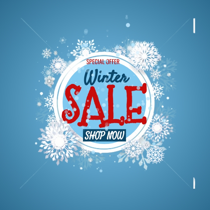 Winter sale flyer template | PosterMyWall