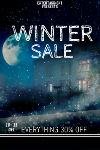 Winter sale flyer template | PosterMyWall