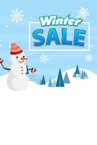 winter sale flyer template design | PosterMyWall