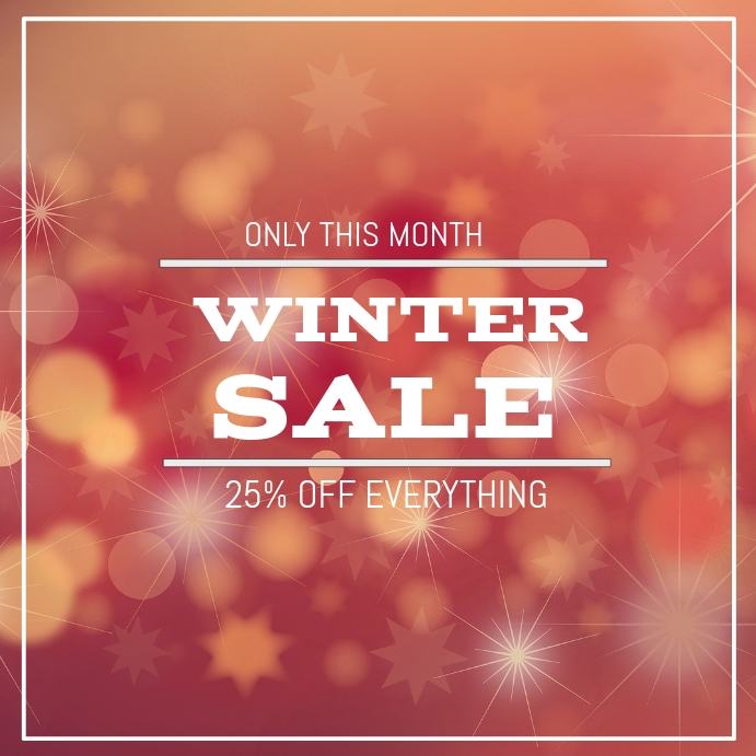 Winter sale flyer template | PosterMyWall