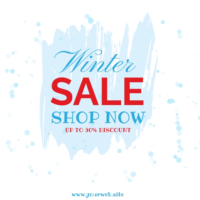 Winter sale flyer template | PosterMyWall