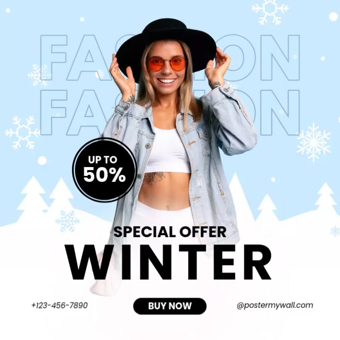 winter sale template | PosterMyWall