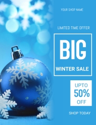 Winter Sales Event Template | PosterMyWall