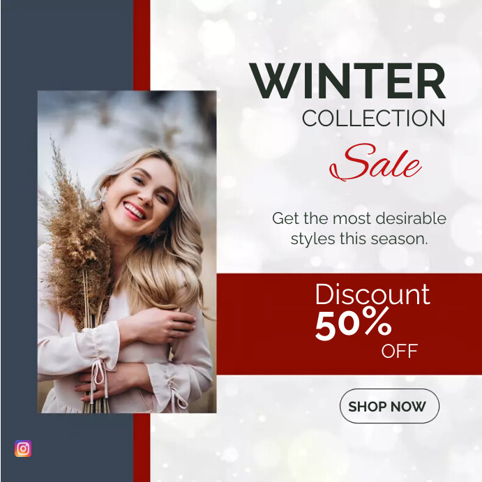 WINTER SALES/RETAIL - FASHION Template | PosterMyWall