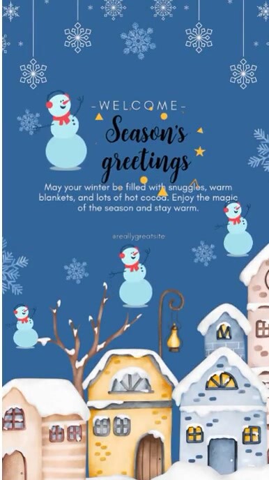 Copy of Winter season | PosterMyWall