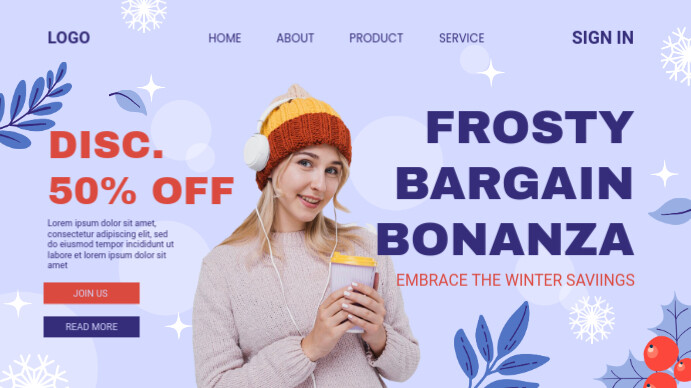 Winter season poster Template | PosterMyWall