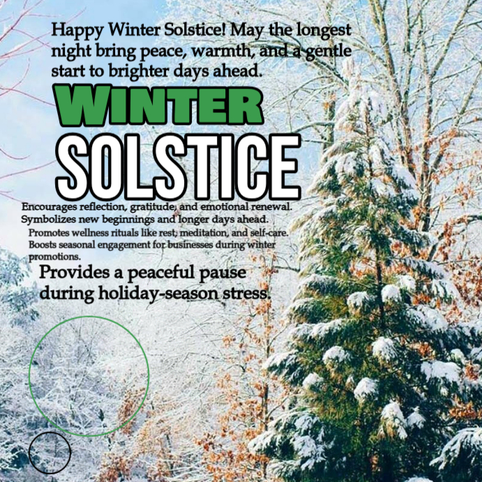 Winter Solstice Template | PosterMyWall