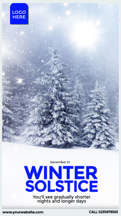 Modèle Winter Solstice Design | PosterMyWall