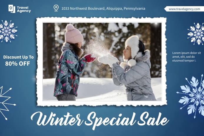 Winter Special Sale Ads Template | PosterMyWall