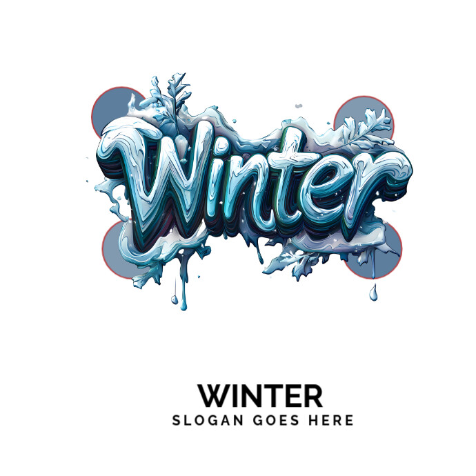 Winter Text Logo Template | PosterMyWall