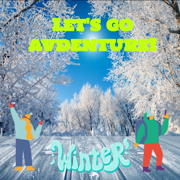 Plantilla de Winter time poster | PosterMyWall