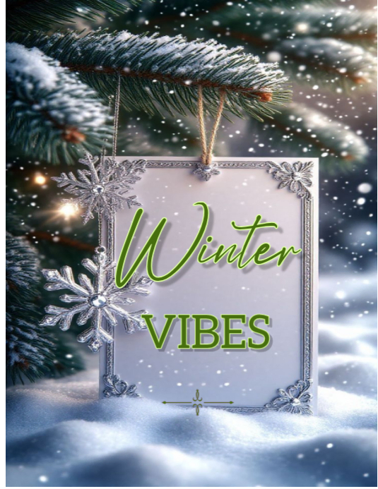 Winter Vibes Flyer 2026 Template | PosterMyWall