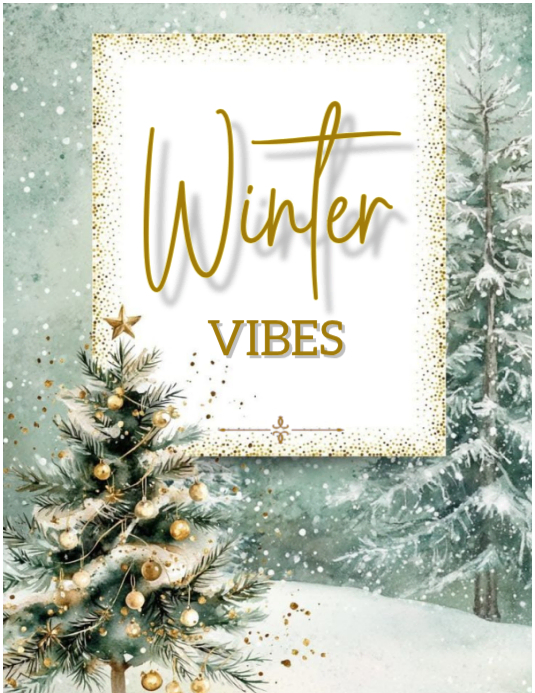 Winter Vibes Flyer 2026 Template | PosterMyWall