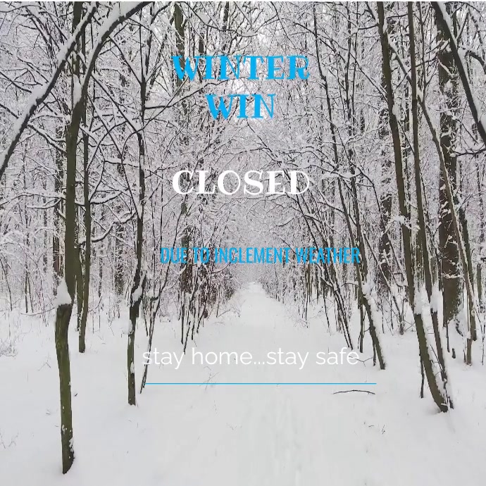 WINTER WIN Template | PosterMyWall