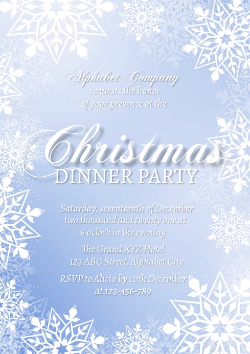 Winter Wonderland Invitation Template | PosterMyWall
