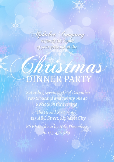 Winter Wonderland Invitation Template | PosterMyWall