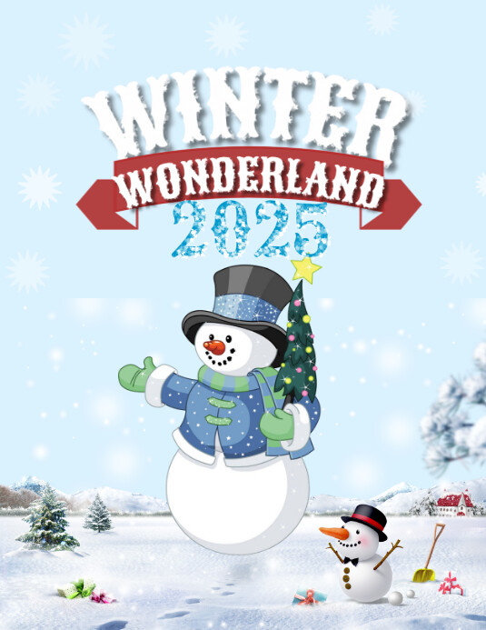 Copy of Winter Wonderland Polar Bear Element Event F Flyer | PosterMyWall