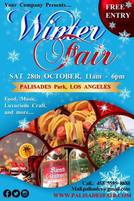 winterfair1 Template | PosterMyWall