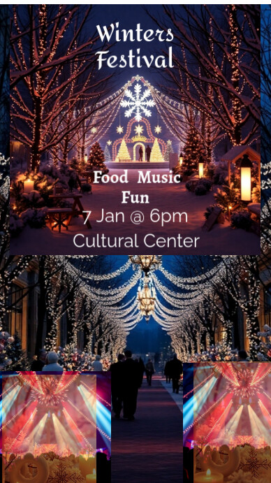 Winters Festival Template | PosterMyWall
