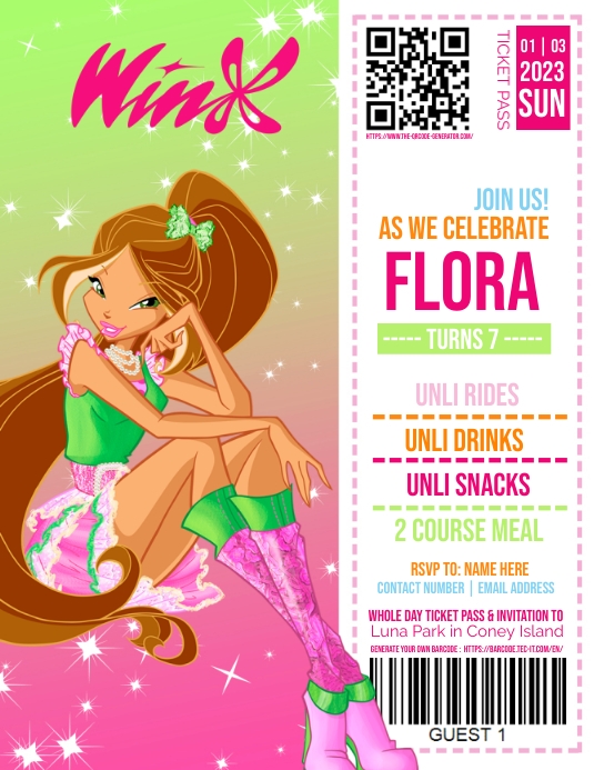 Winx Club Template | PosterMyWall
