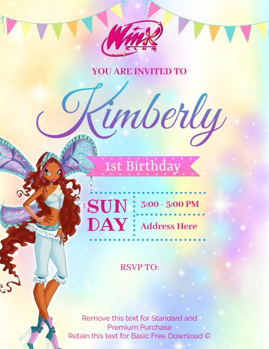 Winx Club Template | PosterMyWall