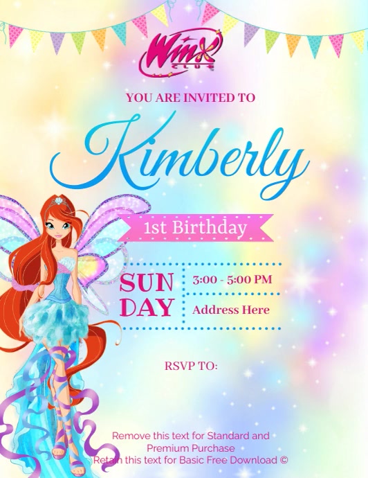 Winx Club Template | PosterMyWall