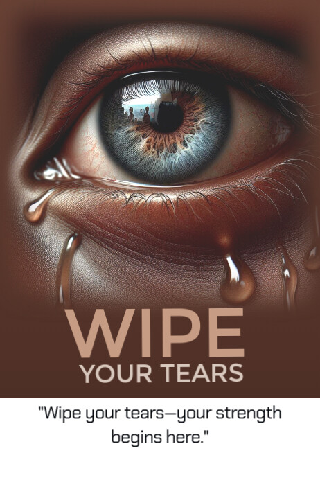 Wipe your tears Template | PosterMyWall