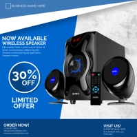 wireless speaker ad Template | PosterMyWall
