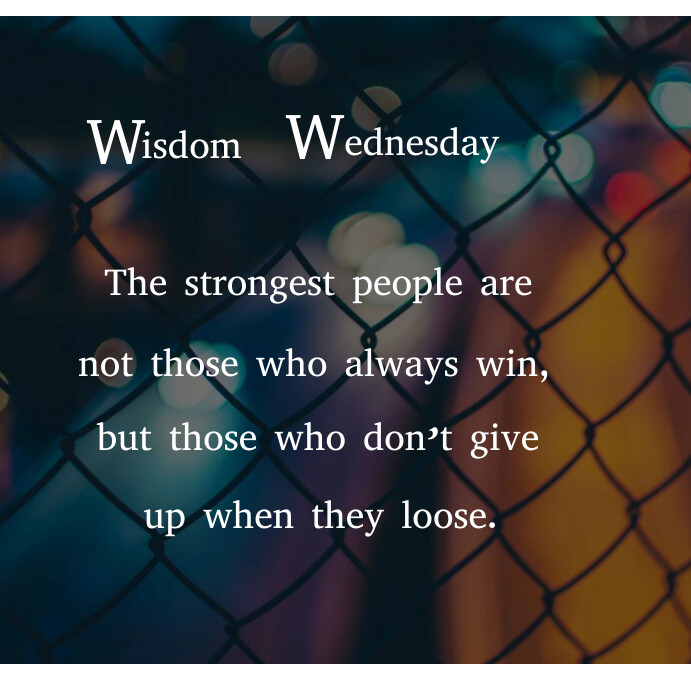 Copy of Wisdom Wednesday | PosterMyWall