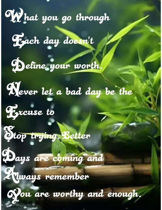 Wisdom Wednesday Template | PosterMyWall