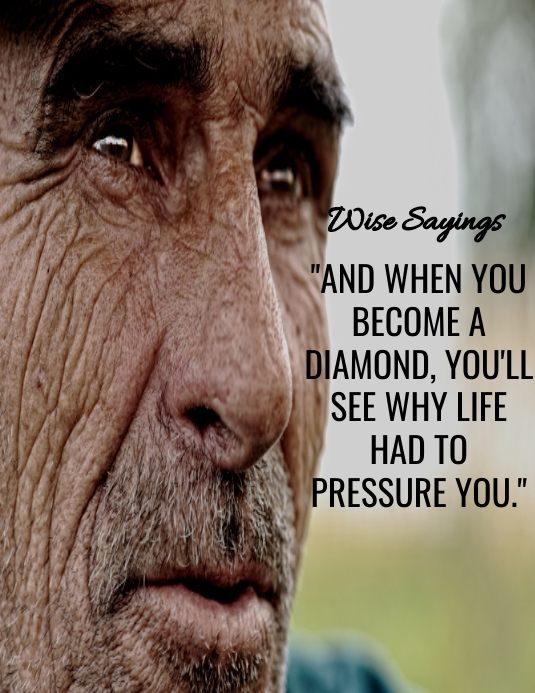 Wise sayings Template | PosterMyWall