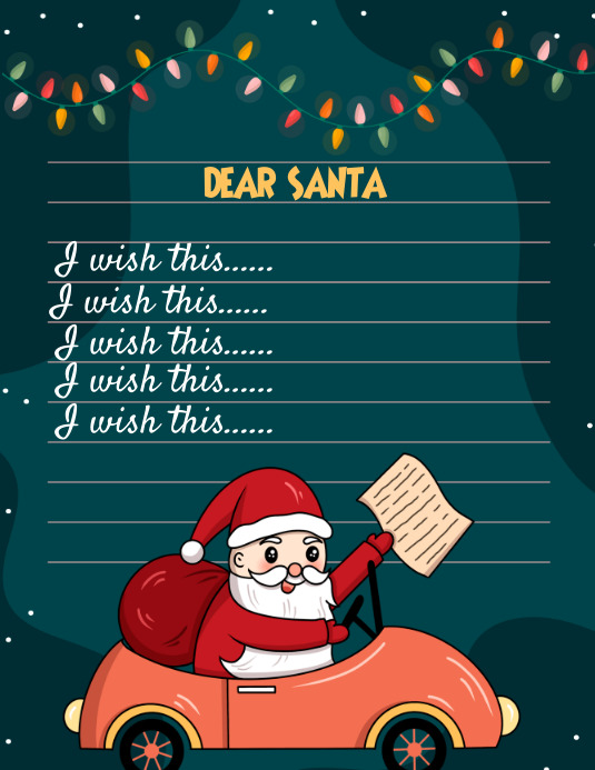 wish list Template | PosterMyWall