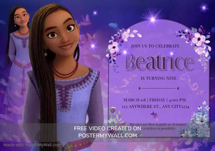 Wish Themed Birthday Invitation Template | PosterMyWall