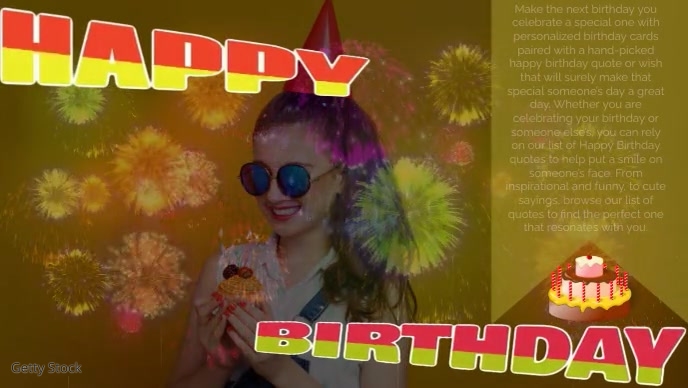 WISH YOU VERY HAPPY BIRTHDAY Template | PosterMyWall