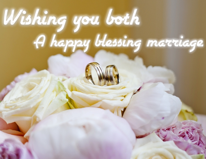 Wishing you both a happy blessing marriage Template | PosterMyWall
