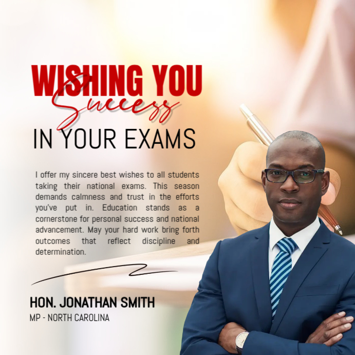 Wishing You Success Template | PosterMyWall