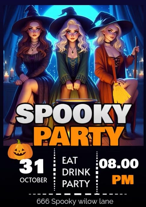 Witch template | PosterMyWall