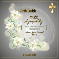 With Sympathy Template | PosterMyWall