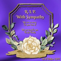 RIP Template | PosterMyWall