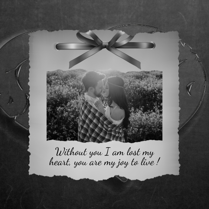 Without you i'm lost ! Template | PosterMyWall