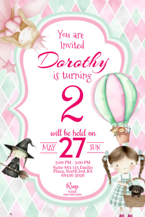 Wizard of Oz Template | PosterMyWall