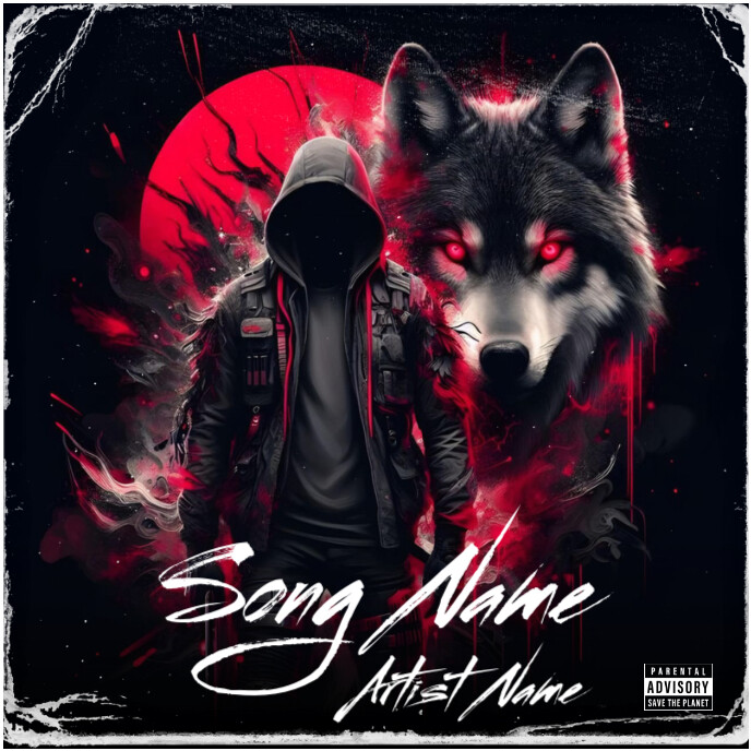 Plantilla de Wolf Album Cover | PosterMyWall