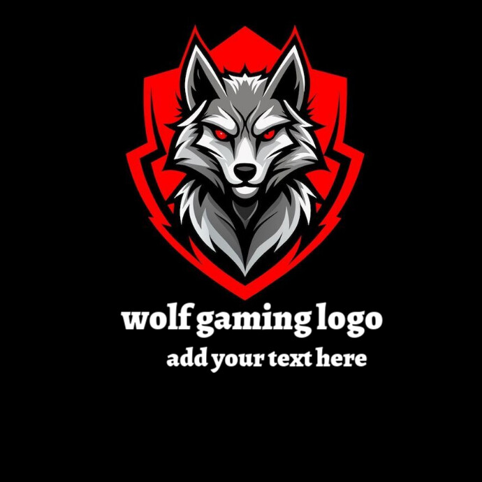 Plantilla de wolf gaming logo | PosterMyWall