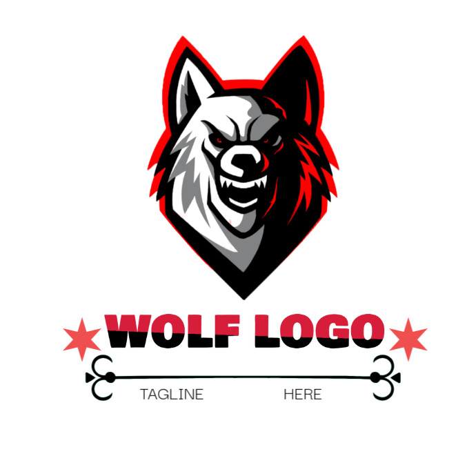 Wolf logo Template | PosterMyWall