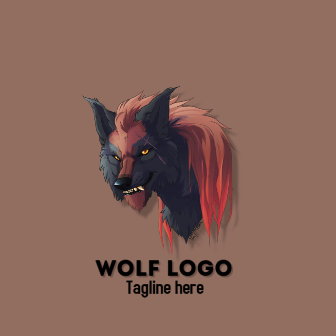 Wolf logo Template | PosterMyWall