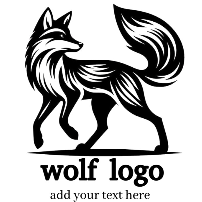wolf logo Templat | PosterMyWall